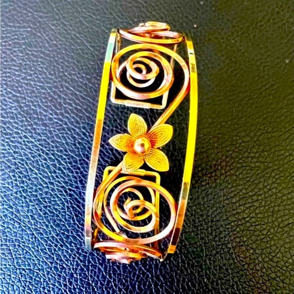Krementz | Jewelry | Vintage Krementz Germany Floral Filigree Gold ...